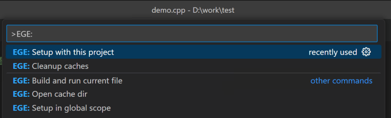 新手入门『六』使用 Visual Studio Code 快速配置 和调试 EGE 程序，并同时支持 Windows、Mac、Linux - Easy Graphics Engine
